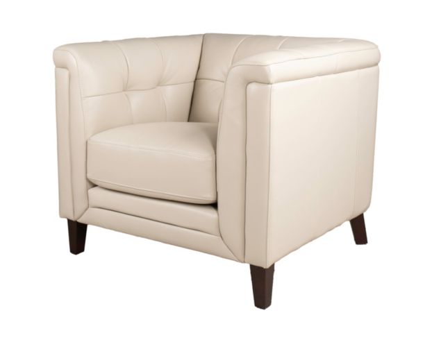 Amax Leather Axel S268 Vanilla Genuine Leather Chair | Homemakers