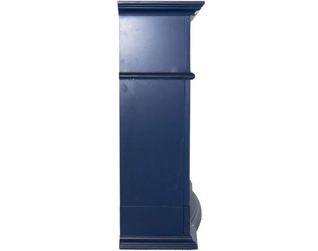 A Plus International Conner 62" Blue Electric Fireplace | Homemakers