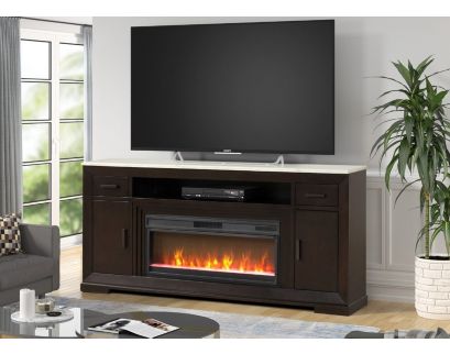 A Plus International Avalon Fireplace TV Stand Homemakers