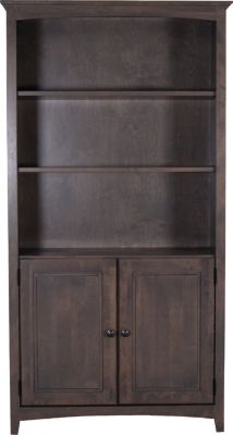 Archbold Furniture Modular Bookcase with Doors | Homemakers