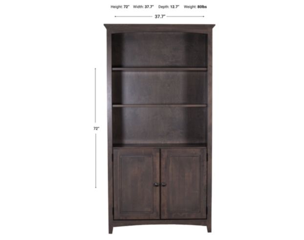 Archbold Furniture Modular Bookcase with Doors | Homemakers
