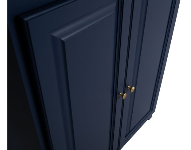 Archbold Furniture Short 2-Door Navy Storage Pantry | Homemakers