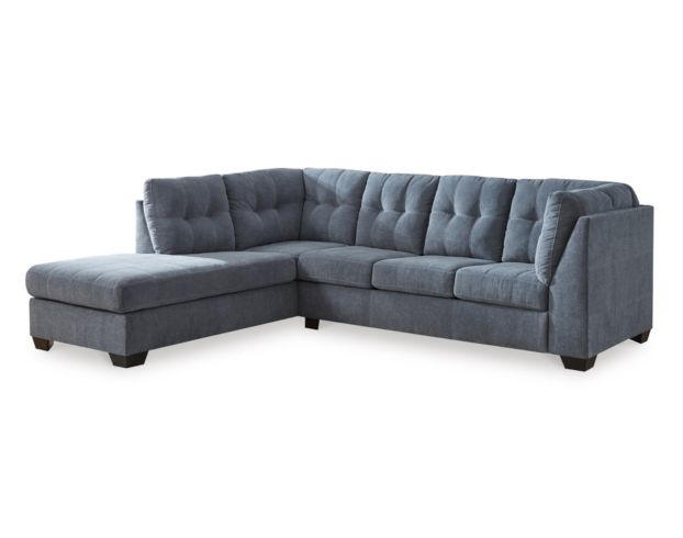 Ashley Marleton Denim Blue 2-Piece Sectional with Left Chai