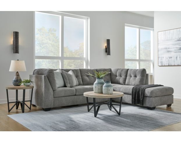 Ashley Marleton Gray 2-Piece Sectional with Right Chaise