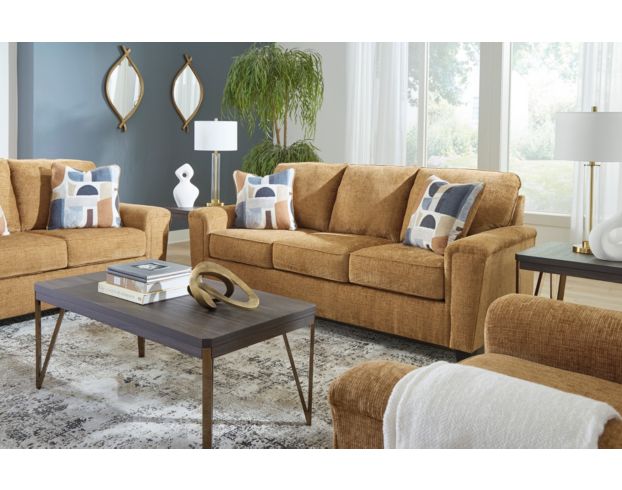 Ashley Erinslane Honey Brown Sofa | Homemakers