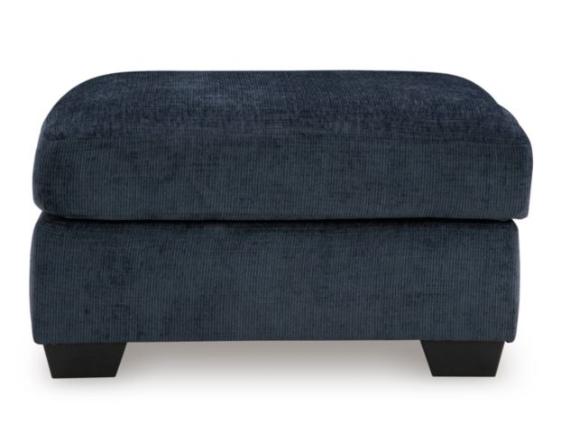 Blue oversized ottoman store