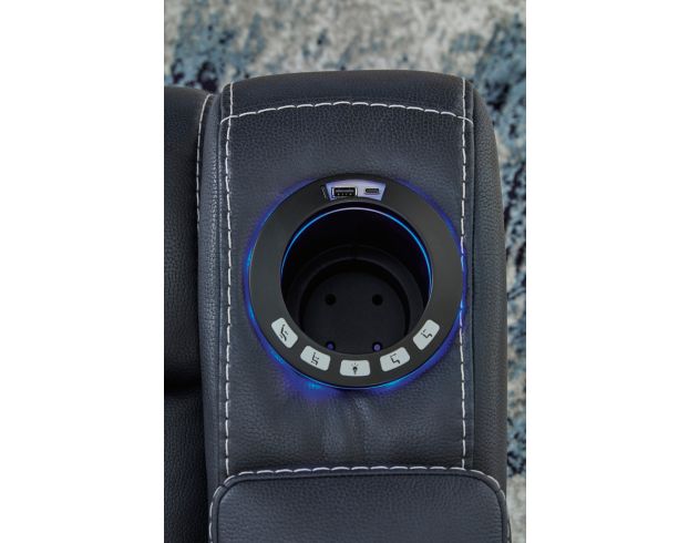 Ashley Feazada Sapphire Blue Power Rocker Recliner | Homemakers