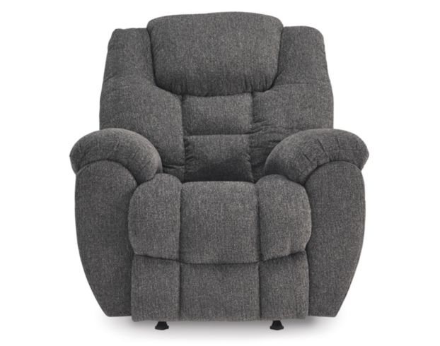 Ashley Foreside Charcoal Rocker Recliner | Homemakers
