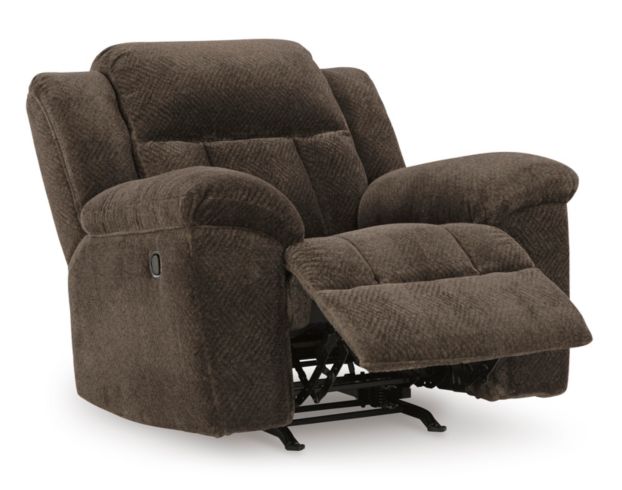 Ashley Frohn Chocolate Rocker Recliner | Homemakers
