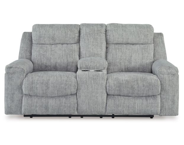Ashley furniture reclining loveseat with console store