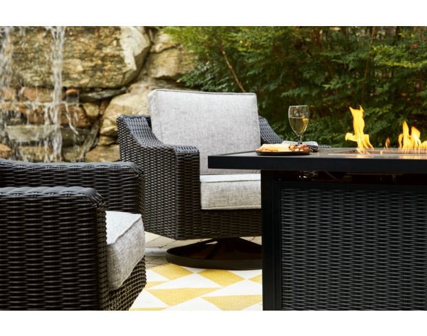Ashley beachcroft swivel lounge chair store