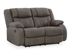 Ashley First Base Reclining Loveseat | Homemakers