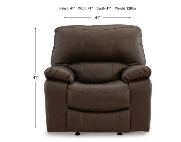 Ashley Leesworth Brown Power Rocker Recliner | Homemakers