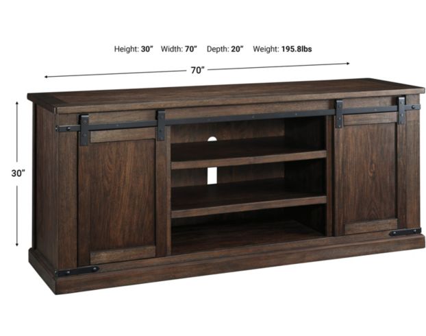 Ashley Budmore 70 Inch Media Console Homemakers
