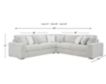 Ashley Stupendous Gray 3-Piece Sectional