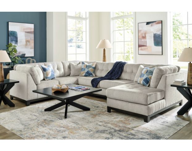 Ashley Maxon Place Stone 3-Piece Sectional with Right Chais