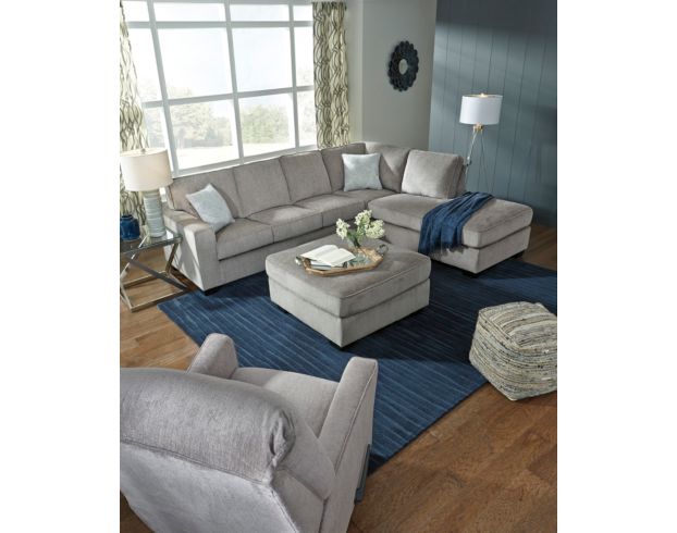 Ashley Altari Alloy Oversized Ottoman | Homemakers