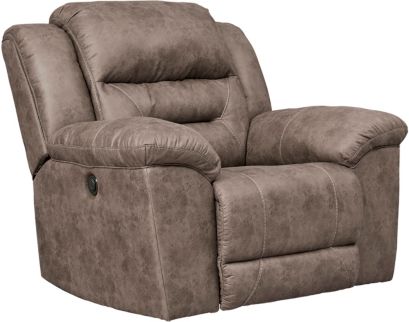 Ashley Stoneland Fossil Power Rocker Recliner | Homemakers