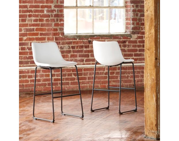 Ashley Centiar White Barstool | Homemakers