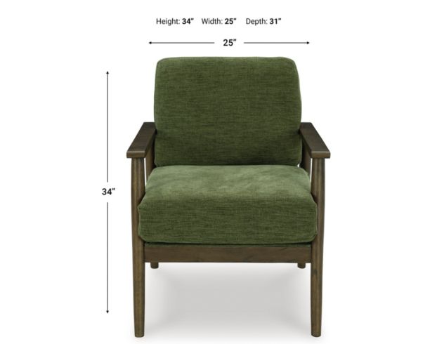 Ashley Bixler Showood Olive Accent Chair | Homemakers