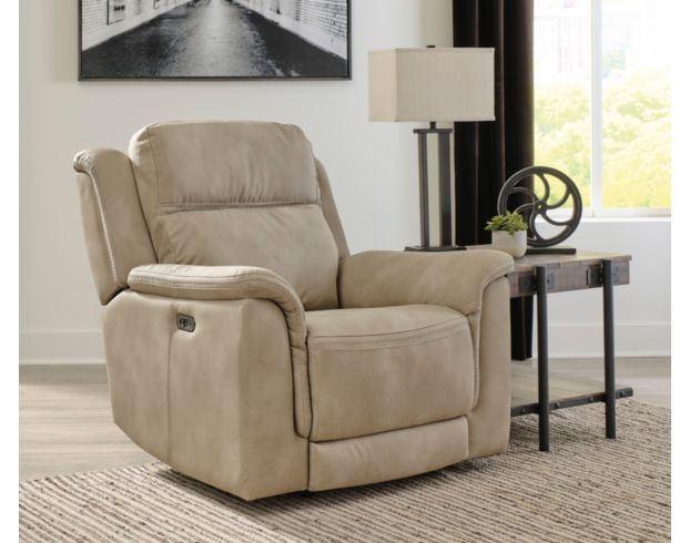 Ashley Next-Gen Sand Power Recliner | Homemakers