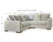 Ashley Regent Park 3-Piece Sectional
