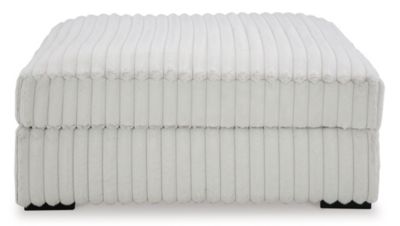 Ashley Stupendous Gray XL Ottoman | Homemakers