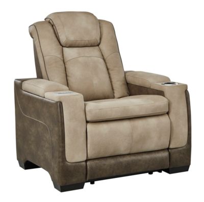 Ashley Next-Gen Sand Power Headrest Recliner | Homemakers