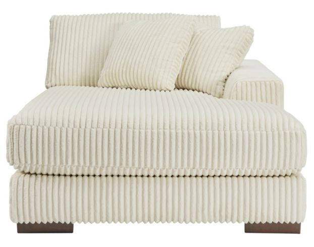 Ashley Lindyn Ivory 5-Piece Sectional with Right Chaise