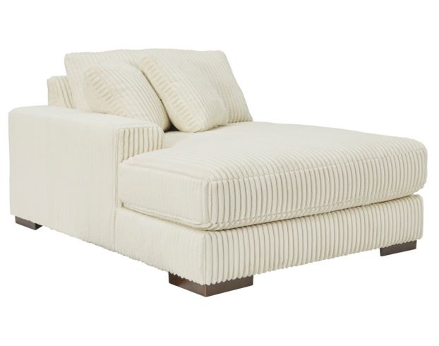 Ashley Lindyn Ivory 5-Piece Sectional with Left Chaise