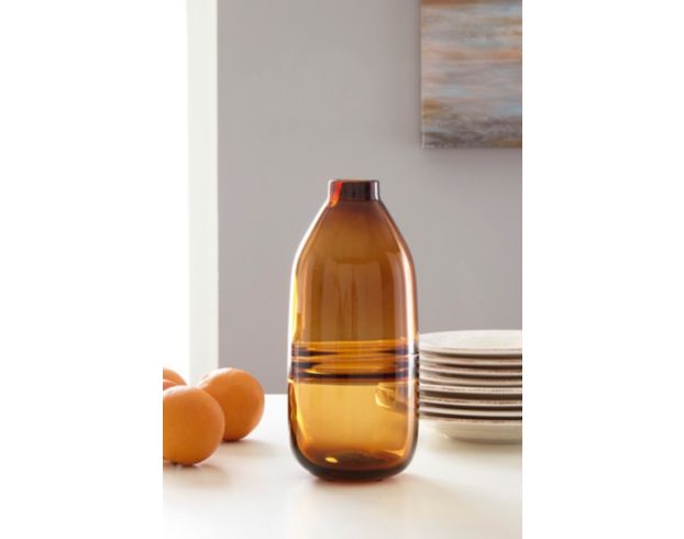 Ashley Lemmitt 12-Inch Orange Vase | Homemakers