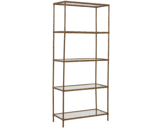 Ashley Ryandale Brass Bookcase | Homemakers
