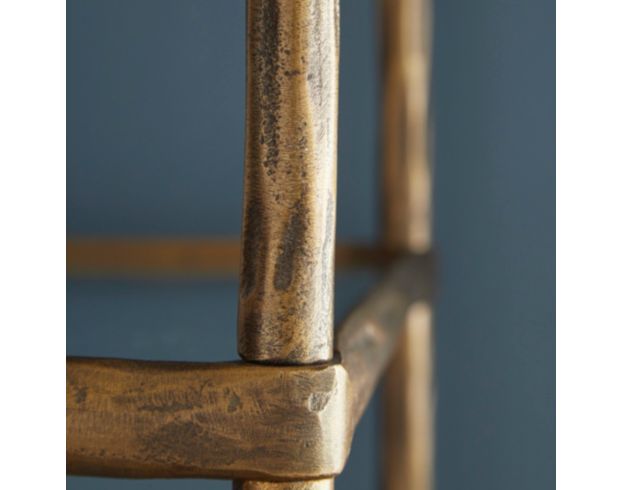 Ashley Ryandale Brass Bookcase | Homemakers