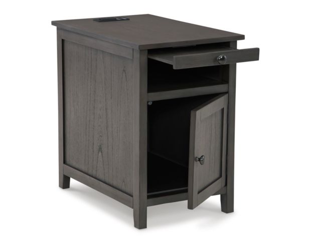 Ashley Treytown Gray Chairside Table | Homemakers
