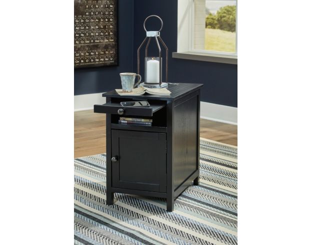 Ashley Treytown Black Chairside Table | Homemakers