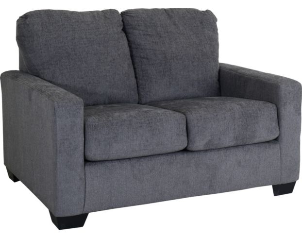 Ashley Rannis Pewter Twin Sleeper Loveseat Homemakers
