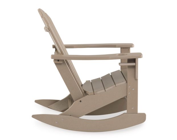 Ashley Sundown Treasure Driftwood Outdoor Rocking Chair | Homemakers