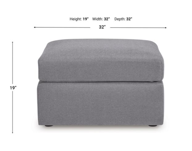 Ashley Modmax Granite Ottoman | Homemakers