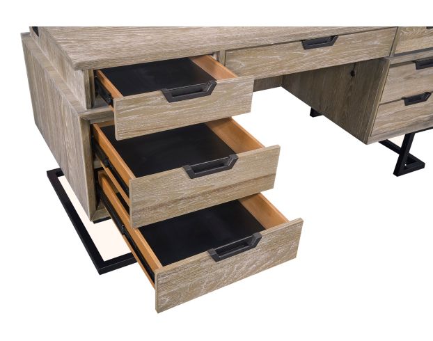 Aspen Harper Point Executive Desk | Homemakers