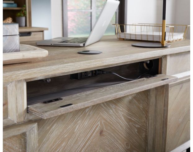 Aspen Harper Point Executive Desk | Homemakers