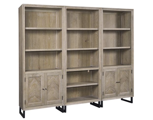 Aspen Harper Point Bookcase with Doors | Homemakers