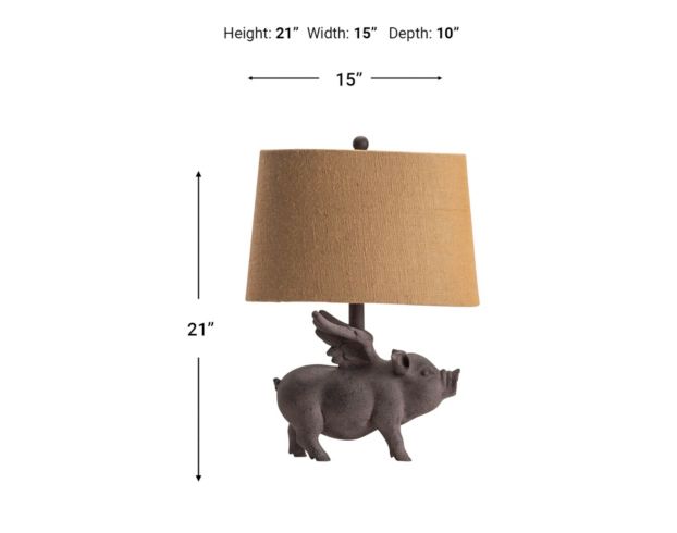 Crestview Collection Hogs Fly Table Lamp | Homemakers