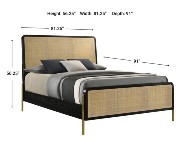 Coaster Arini Black 4-Piece King Bedroom Set