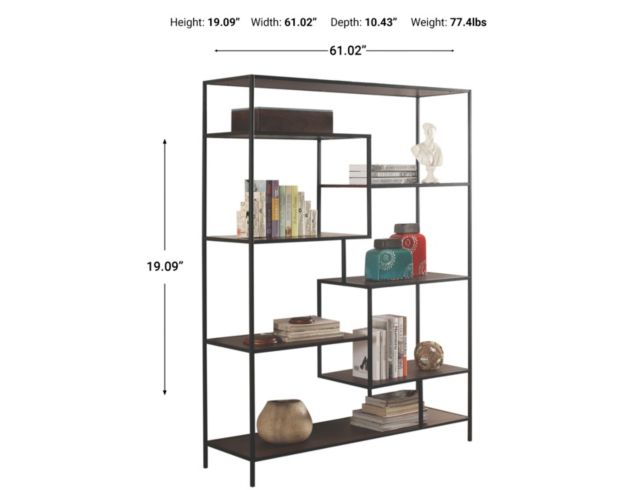 Coaster Asher 7-Shelf Bookcase | Homemakers