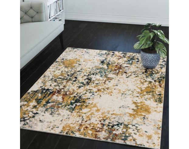 Dalyn Karma 3.3' X 5.1' Multi-Colored Rectangle Rug | Homemakers