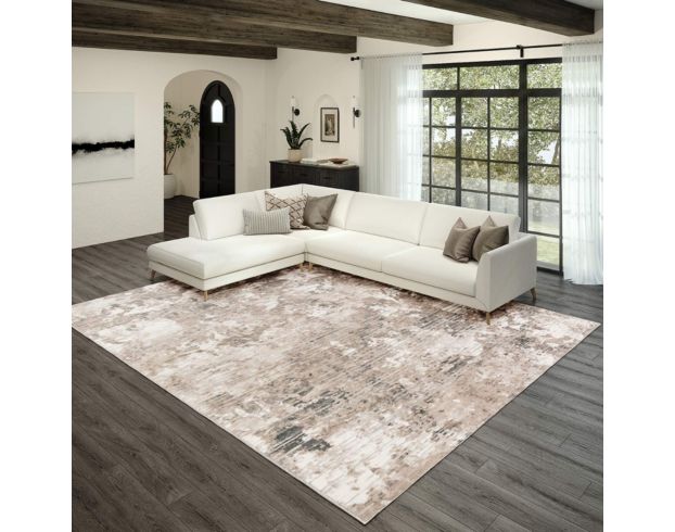 Dalyn 9 x 13 Rhodes Taupe and Gray Rug