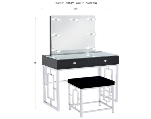 Elements Int'l Group Margo Vanity | Homemakers