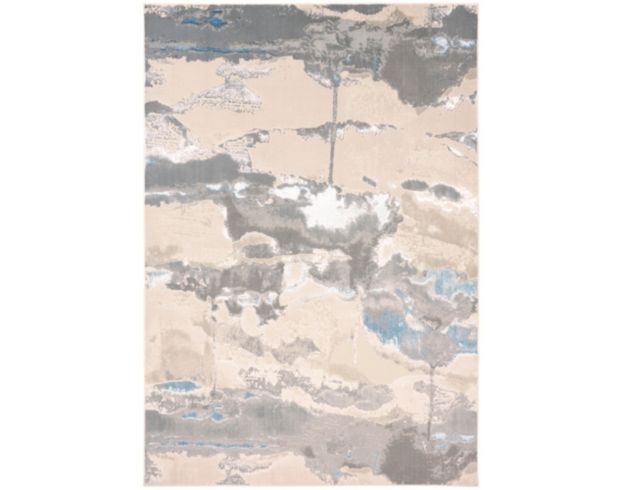 Feizy Rugs Azure 5' X 8' Gray Multi-Colored Rug | Homemakers