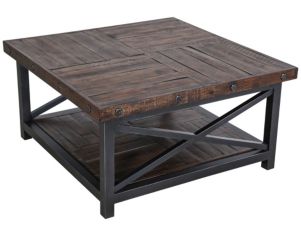 Flexsteel Carpenter Rustic Brown Coffee Table | Homemakers