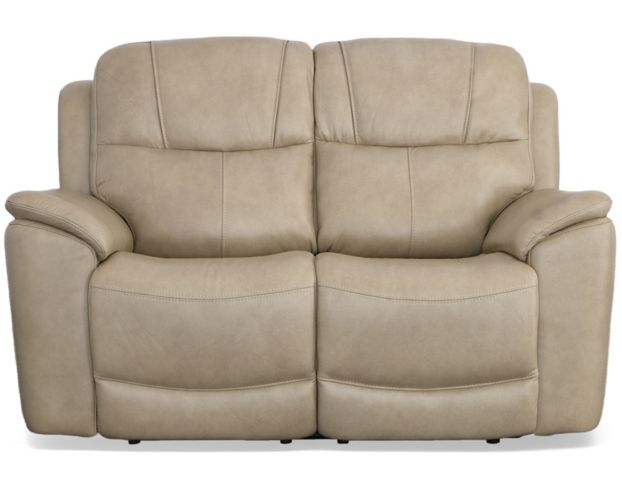 Flexsteel Crew Pebble Power Reclining Loveseat | Homemakers
